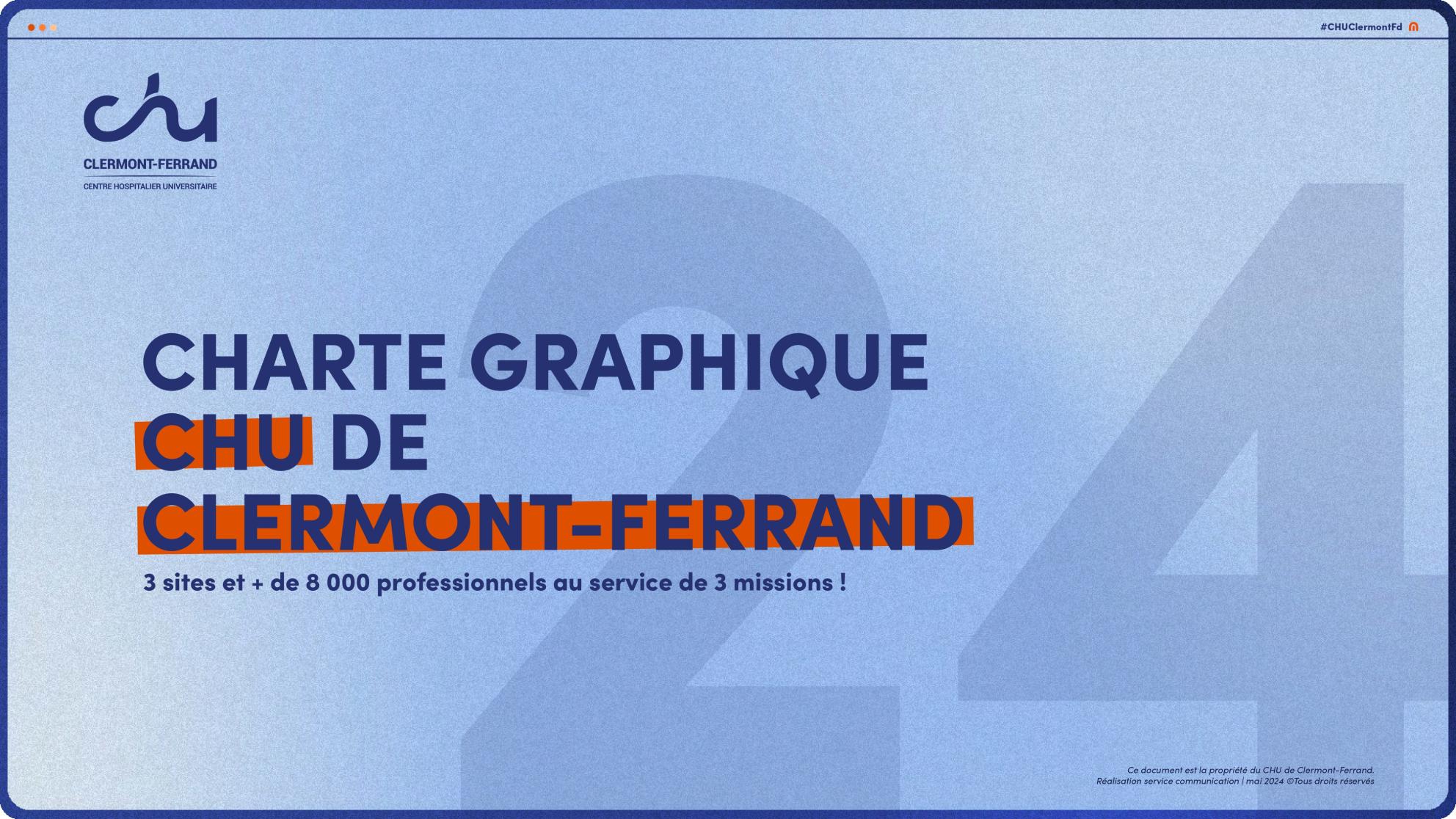 Logo et charte | CHU clermont-ferrand