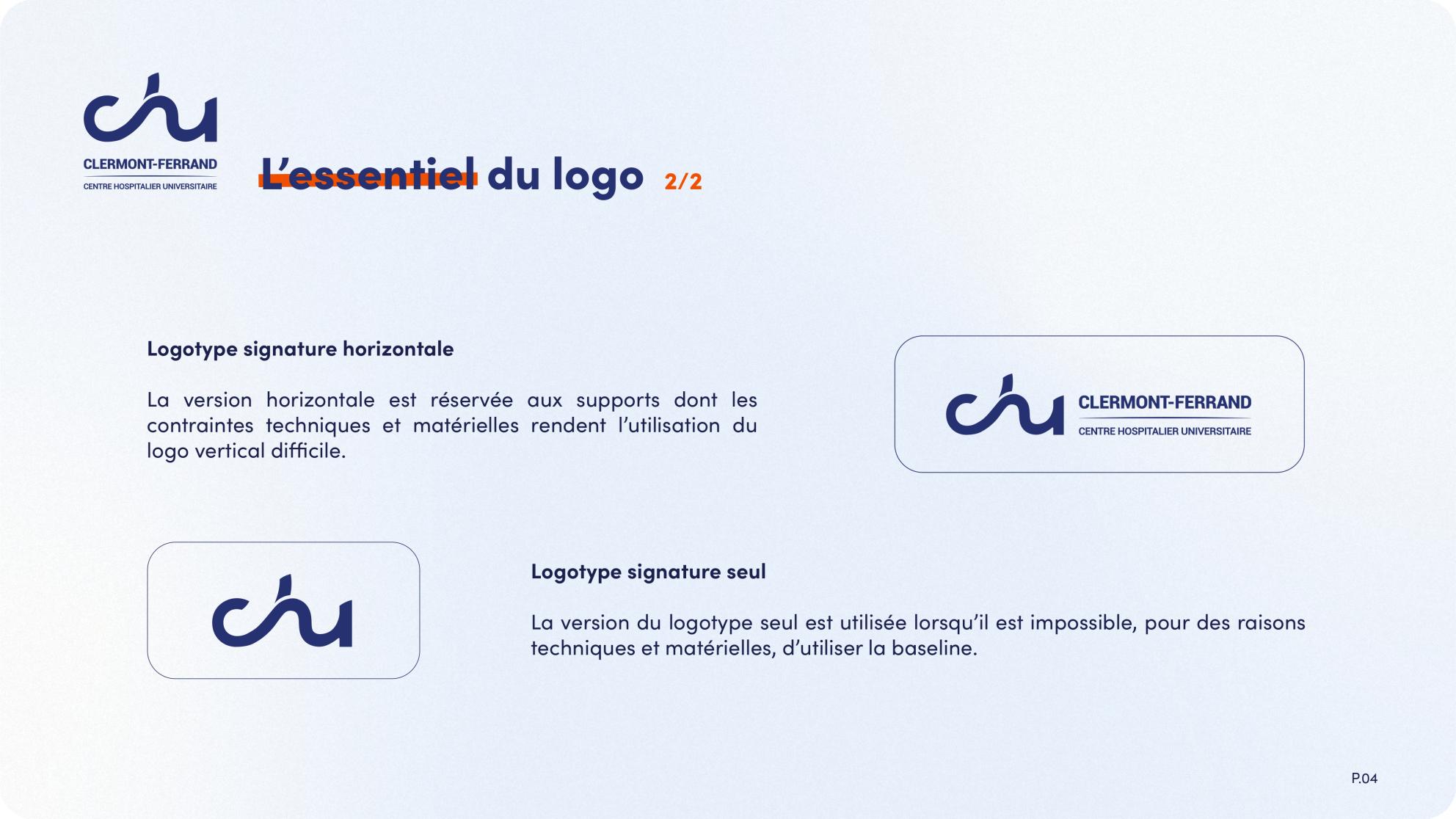 Logo et charte | CHU clermont-ferrand