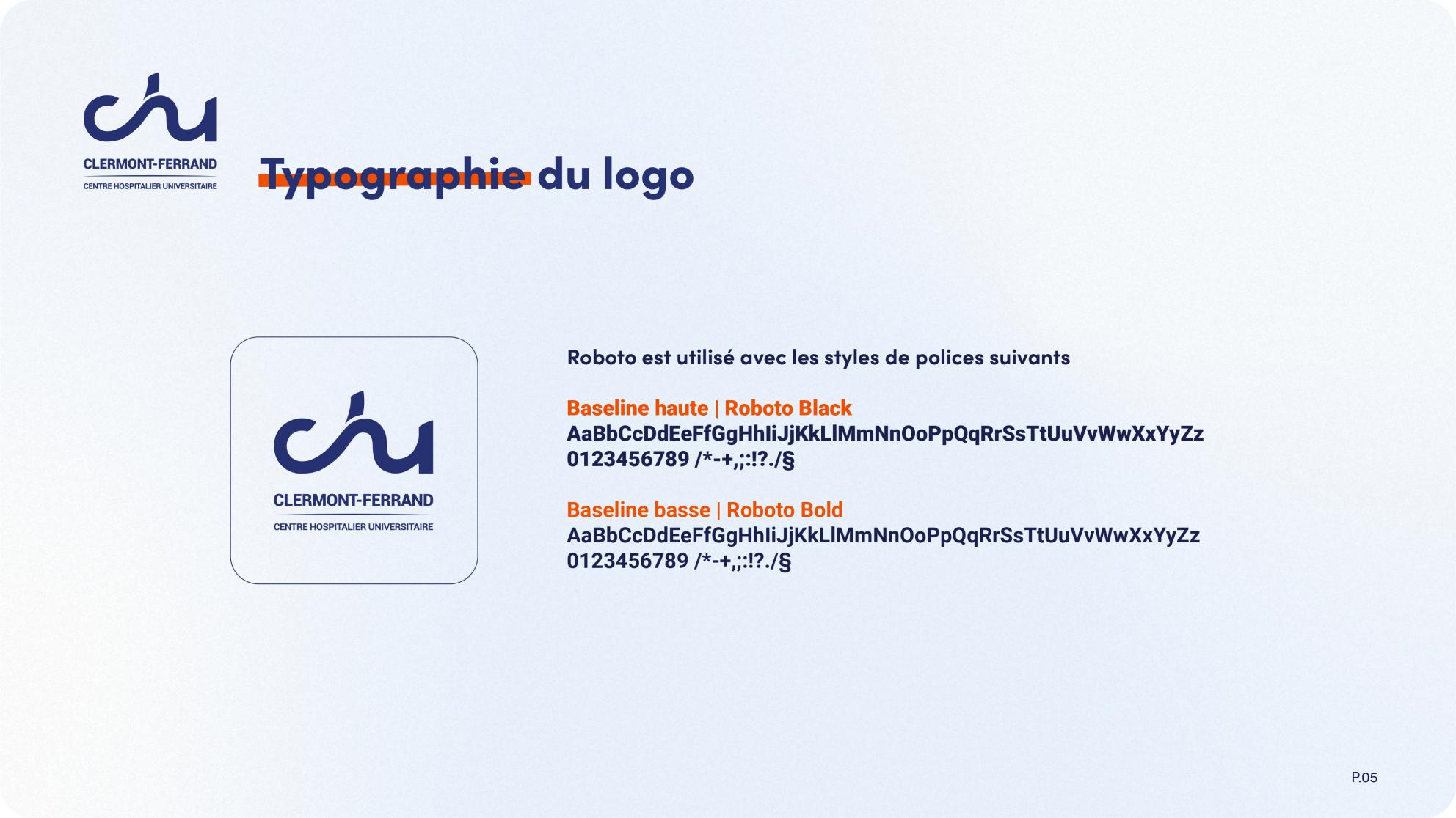 Logo et charte | CHU clermont-ferrand