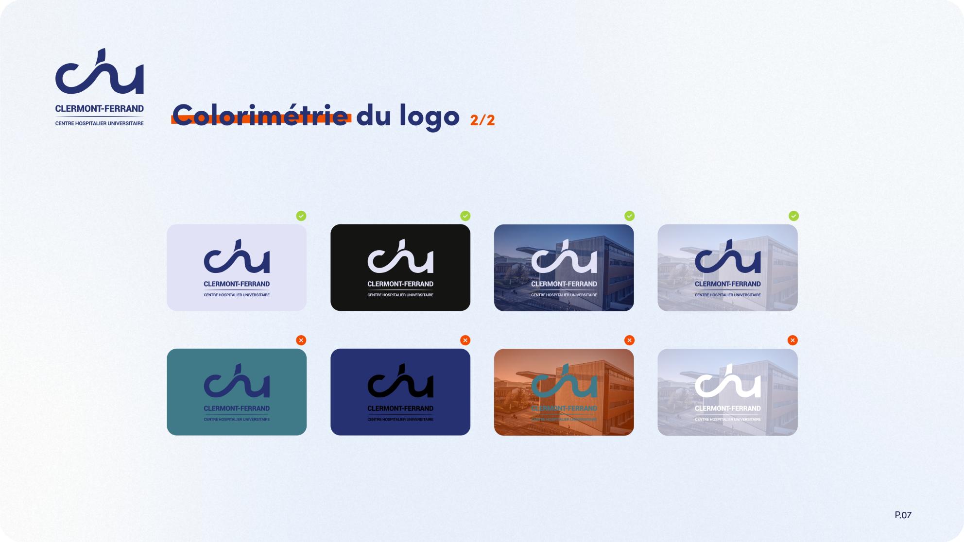 Logo et charte | CHU clermont-ferrand