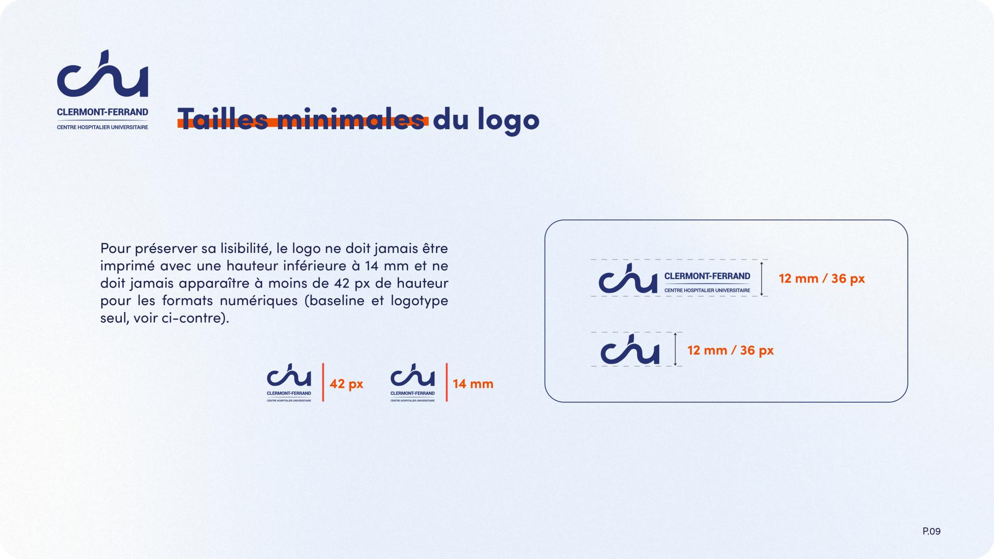 Logo et charte | CHU clermont-ferrand