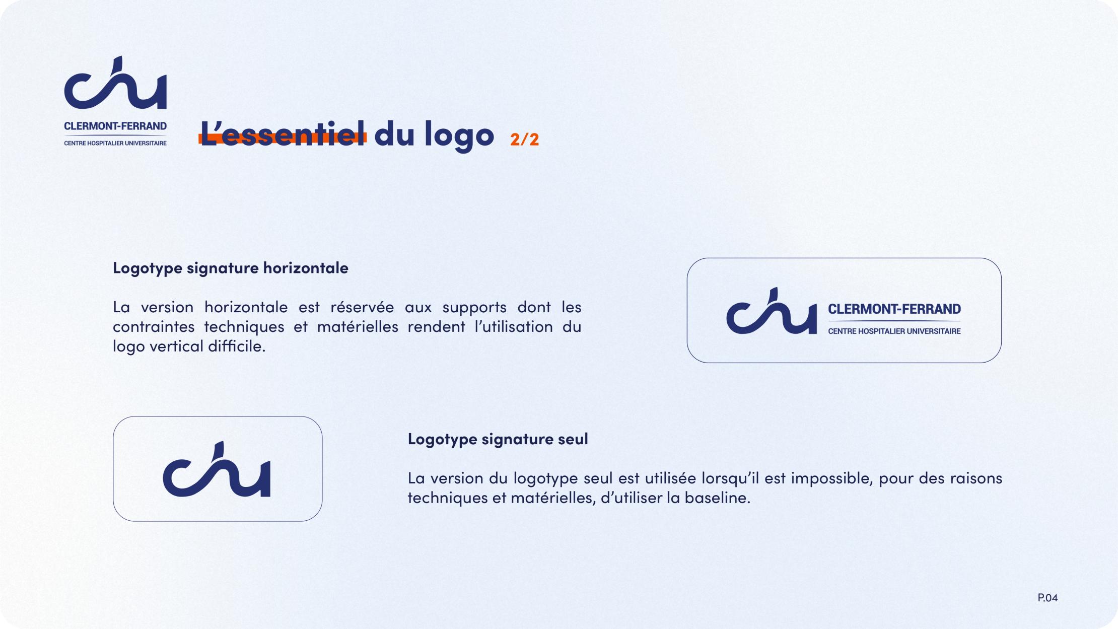 Logo et charte | CHU clermont-ferrand