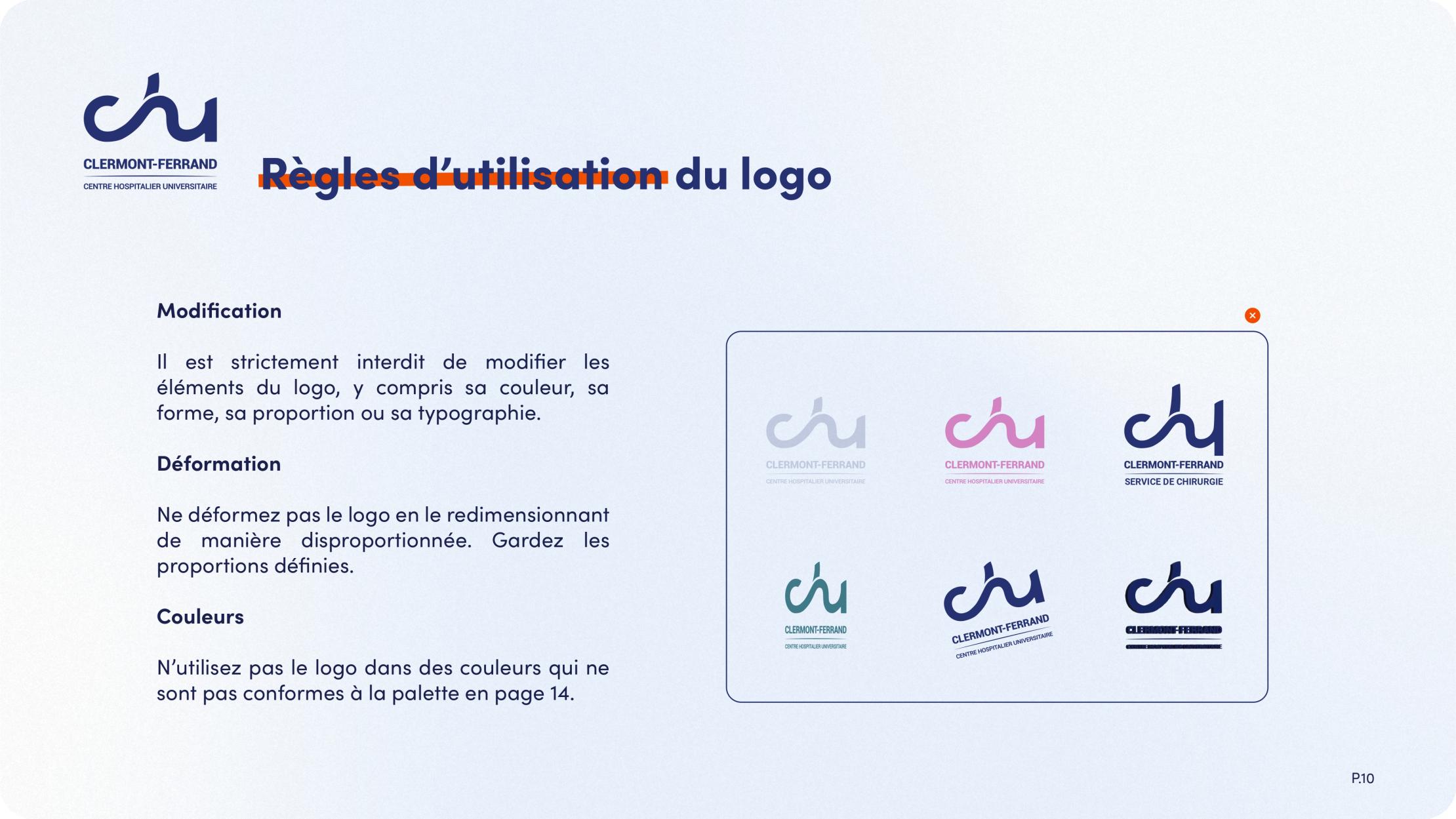 Logo et charte | CHU clermont-ferrand