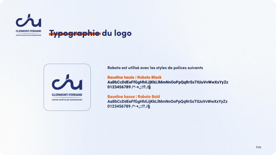 Logo et charte | CHU clermont-ferrand